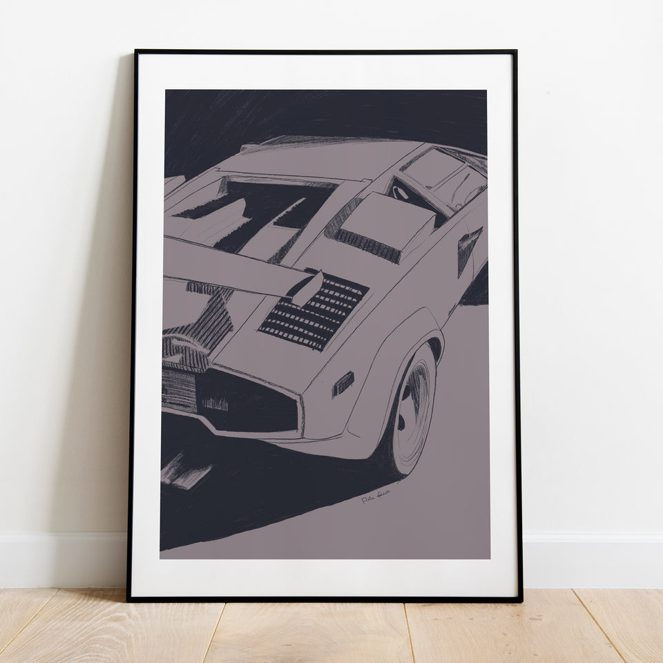 Lámina Lambo Countach – FIKANDCO