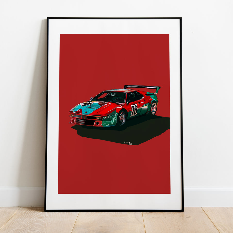 Print BMW M1 Art Car – FIKANDCO